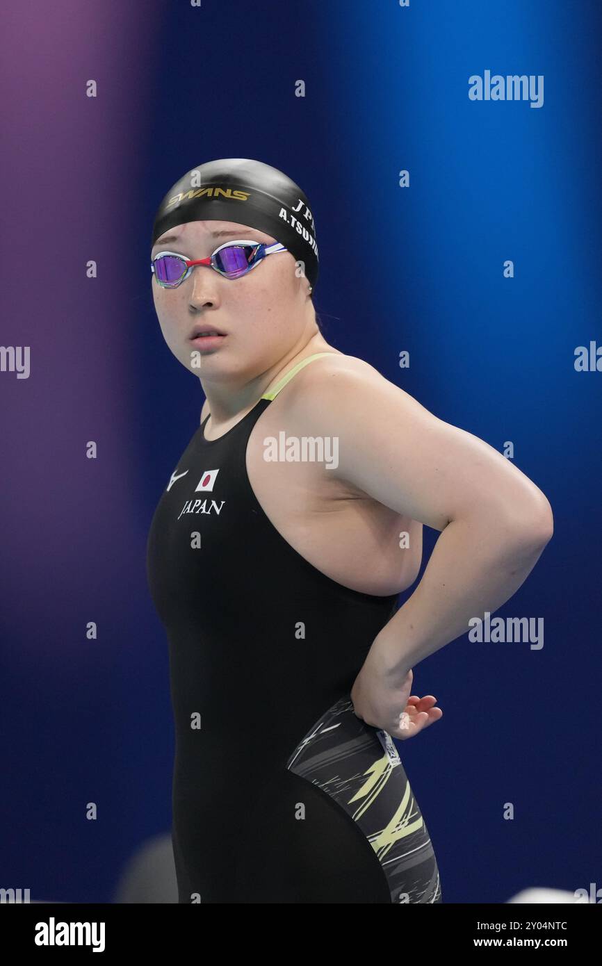 Nanterre, France. 31st Aug, 2024. Ayano Tsujiuchi (JPN) Swimming ...