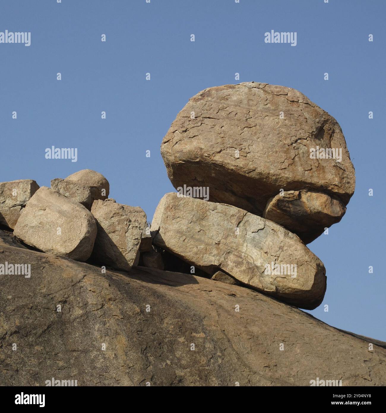 Granite boulder formation in Hampi, India, Asia Stock Photo - Alamy