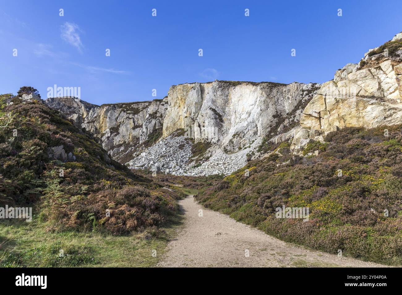Landscape between Holyhead Breakwater Country Park and North Stack ...