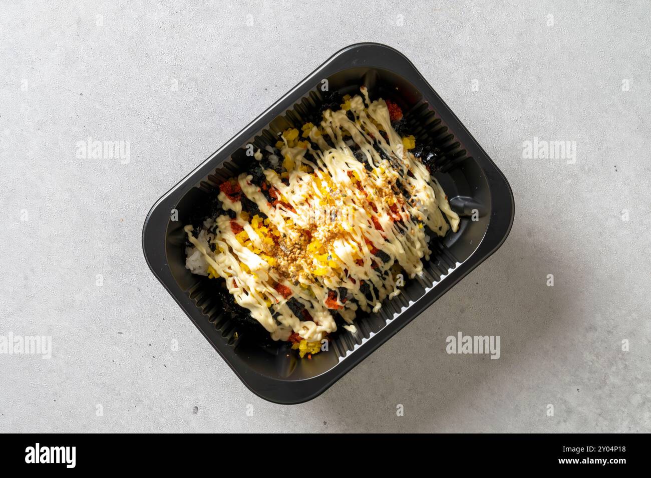 Fish cake soup, tteokbokki, spicy potato pancake, red pepper fries ...