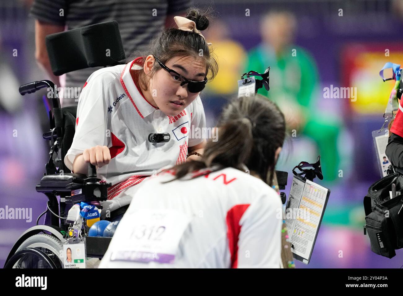 Paris, France. 31st Aug, 2024. Ayane Ichinoe (JPN) Boccia : Women's Individual BC3 Quarterfinal ...