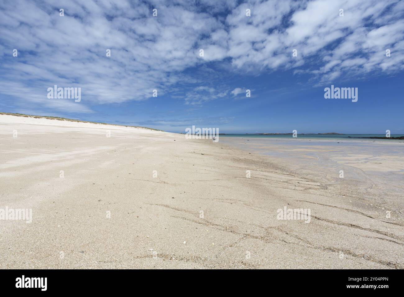Shell Beach on the Channel Island of Herm, UK Stock Photo - Alamy