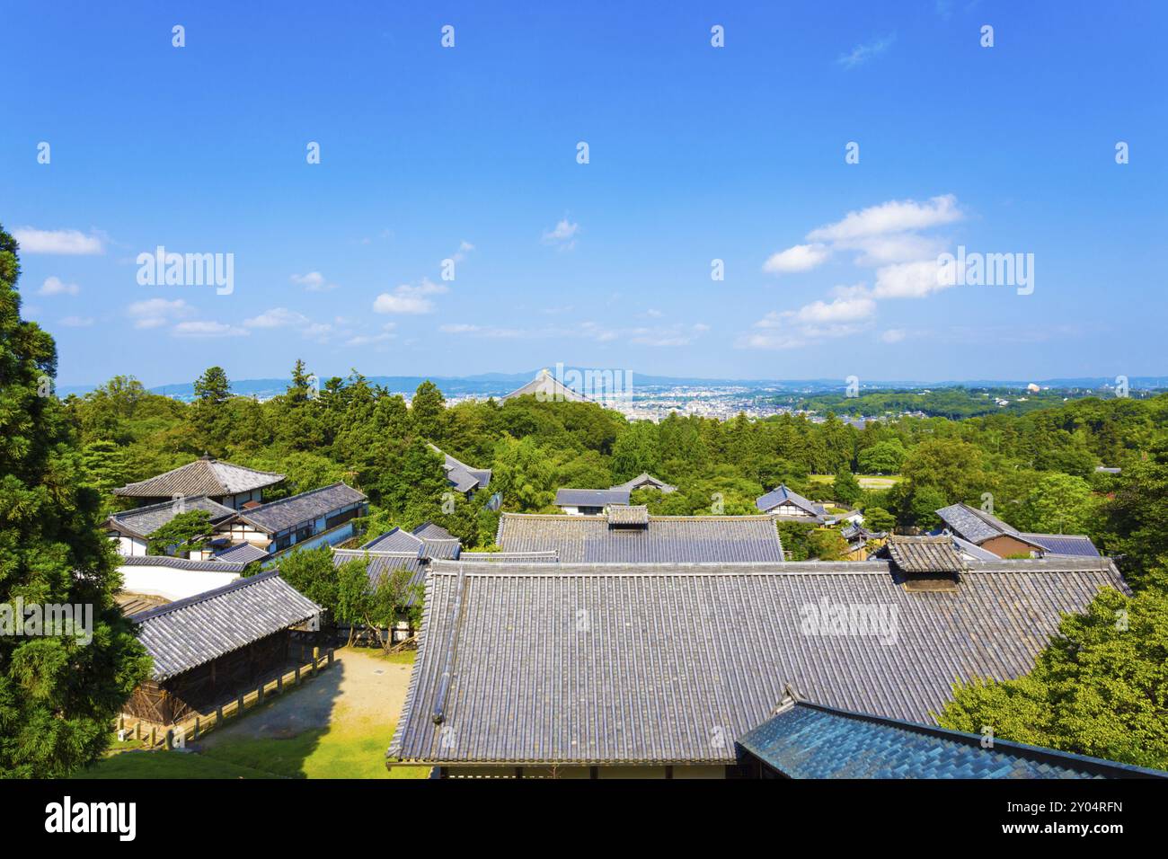 Aerial shot nara todai ji hi-res stock photography and images - Alamy