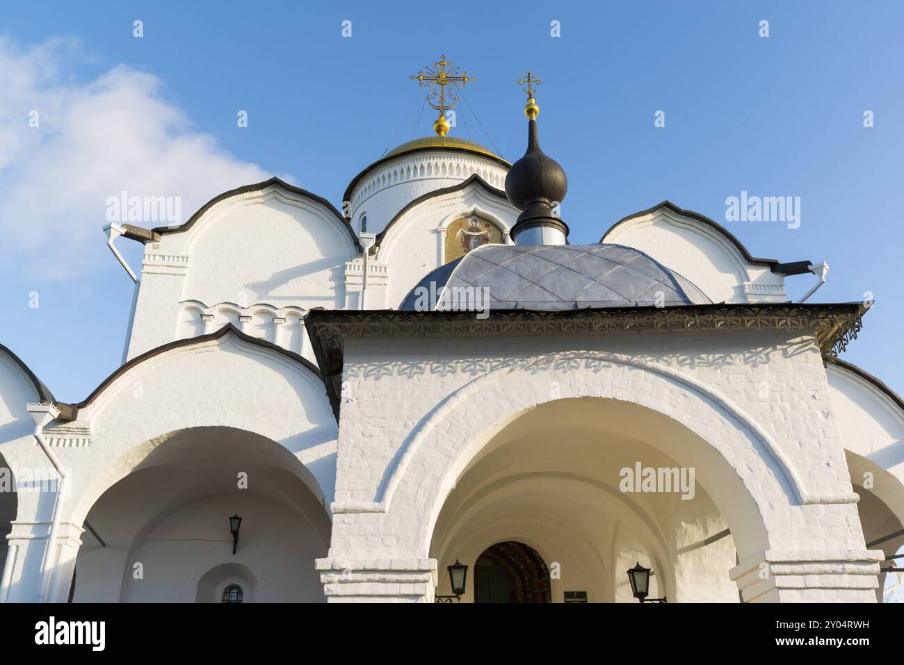 Cathedral at St. Pokrovsky Monastery was built in a 16th century in ...