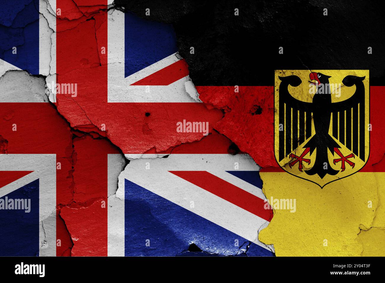 Flags of UK and Germany Stock Photo - Alamy