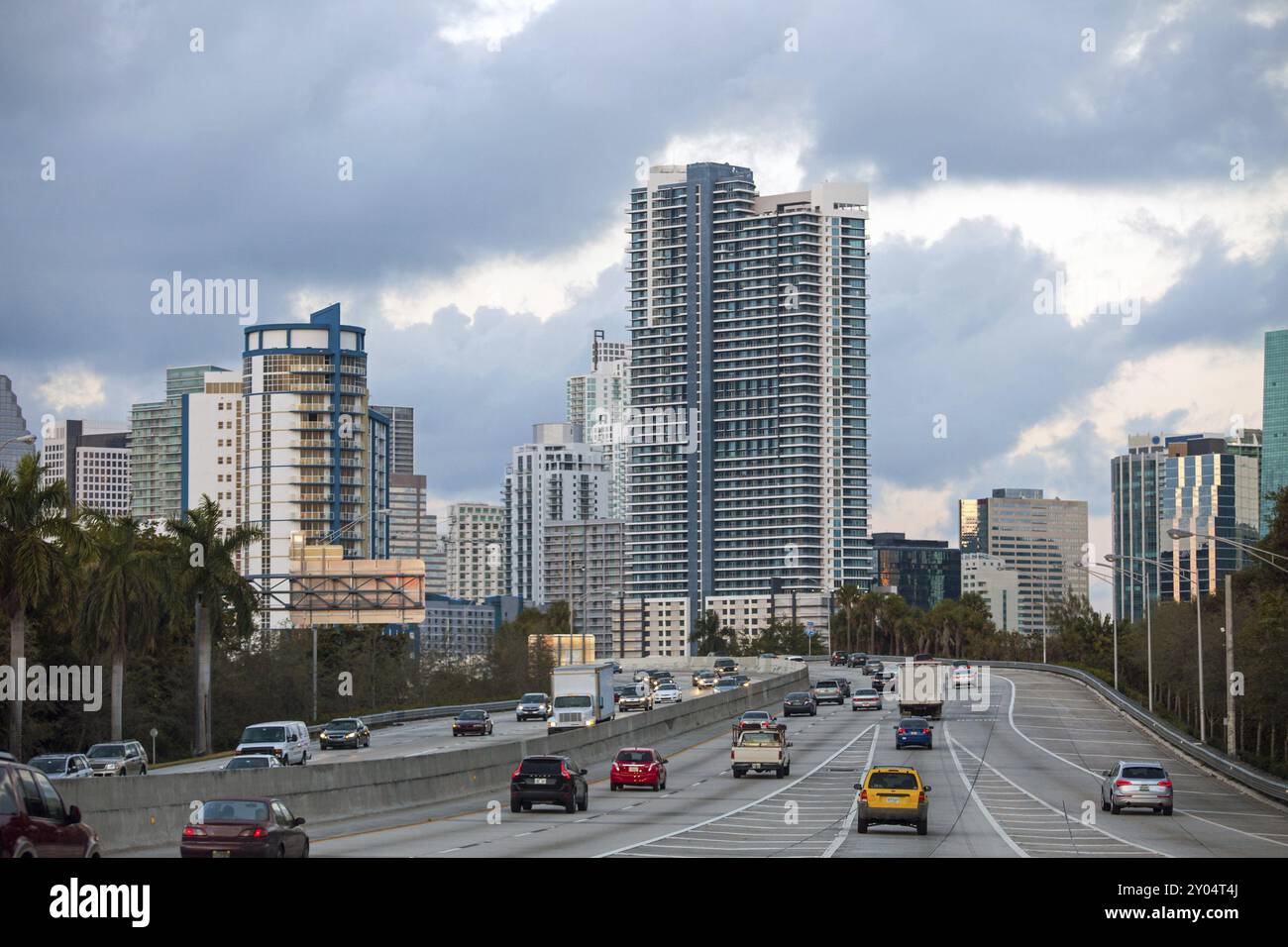 Miami Down Town Stock Photo - Alamy