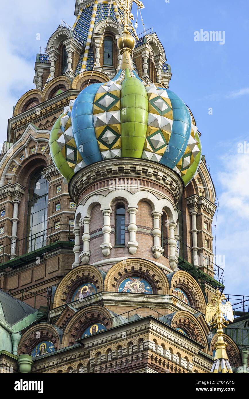 Famous church in romantic nationalism style in the old town of Saint ...