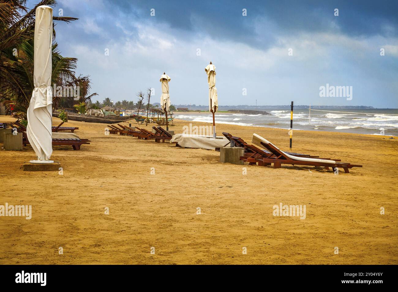 View of Negombo Beach in Negombo, Sri Lanka, Asia Stock Photo - Alamy