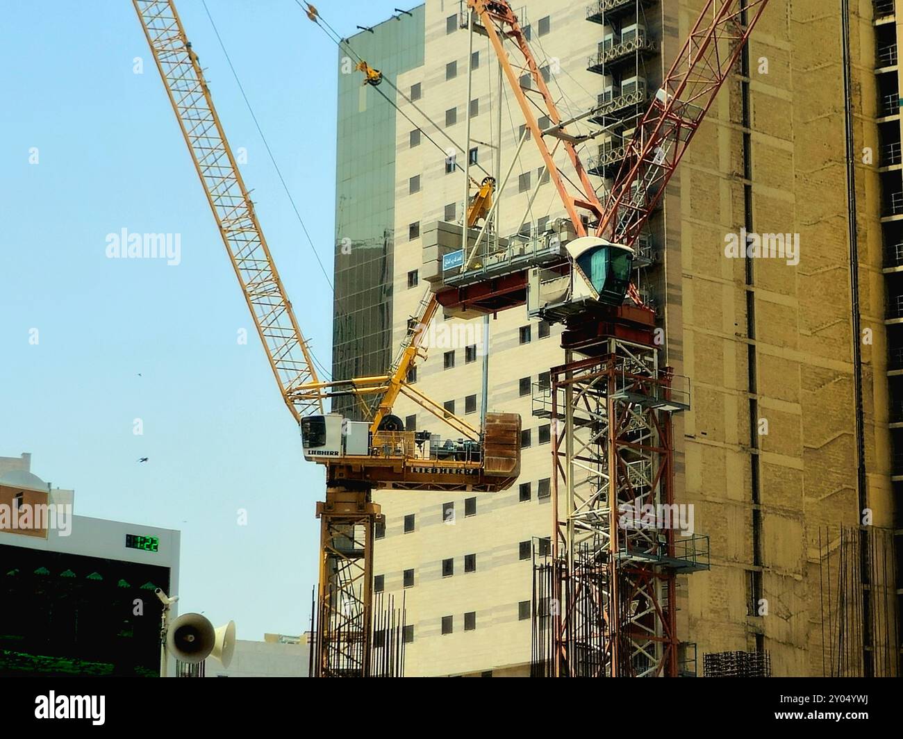 Mecca, Saudi Arabia, June 4 2024: A new building under construction ...
