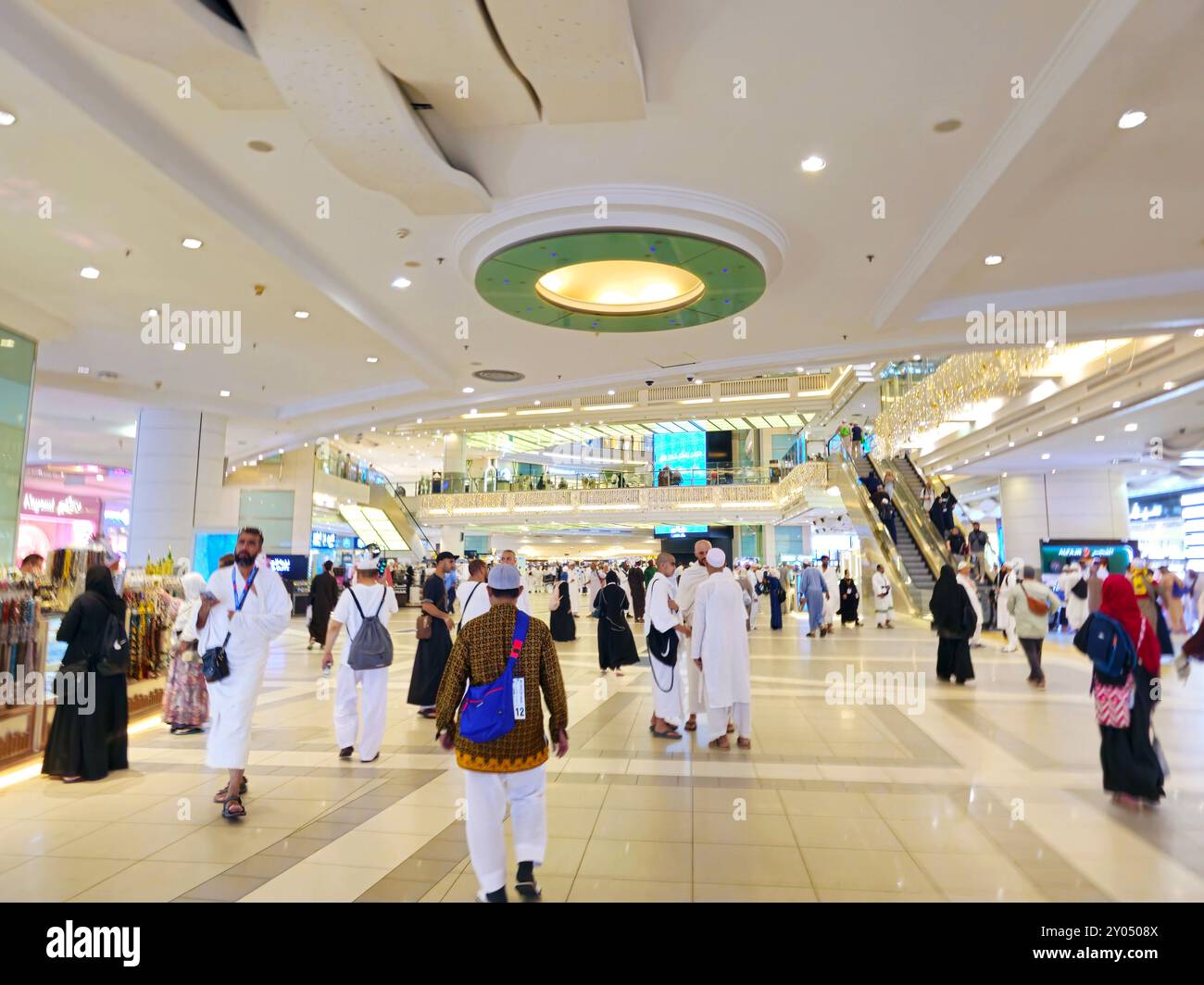 Mecca, Saudi Arabia, June 4 2024: The shopping mall and shops inside ...
