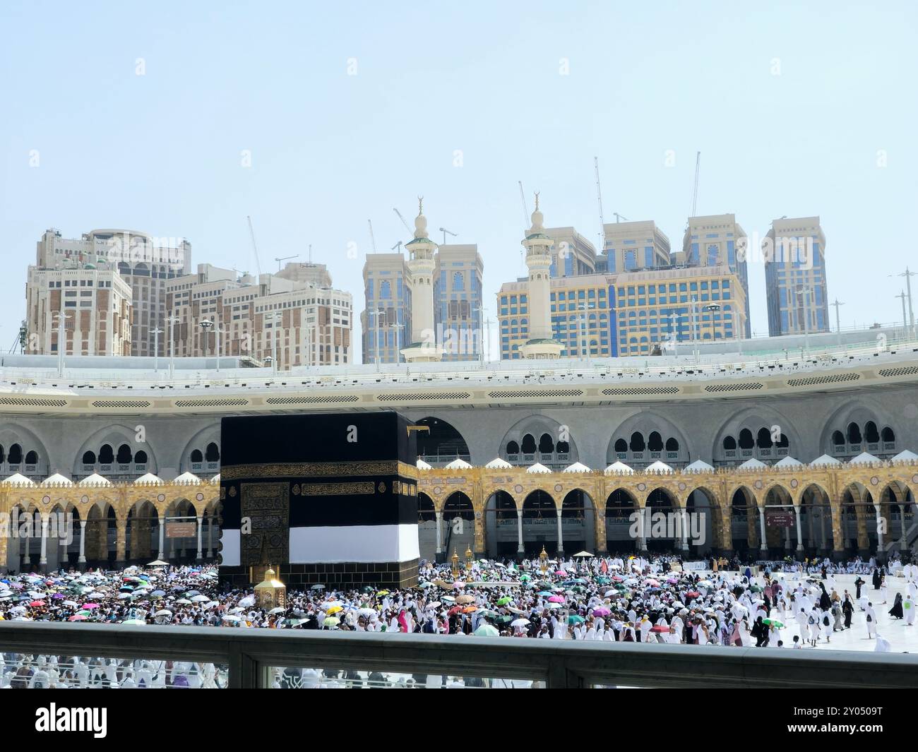 Mecca, Saudi Arabia, June 4 2024: Tawaf around Kaaba in Hajj ...