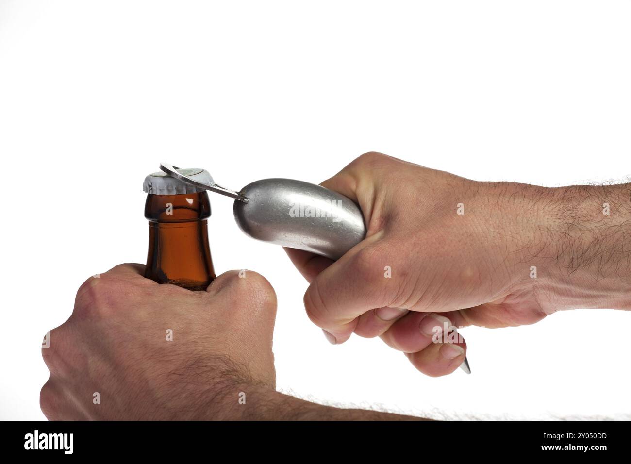 One hand opens beer bottle hi-res stock photography and images - Alamy