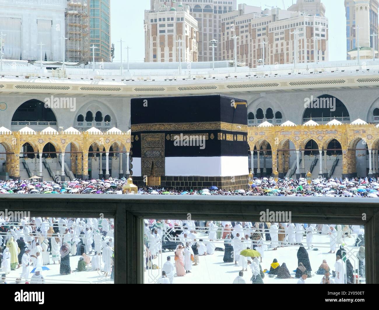 Mecca, Saudi Arabia, June 4 2024: Tawaf around Kaaba in Hajj ...