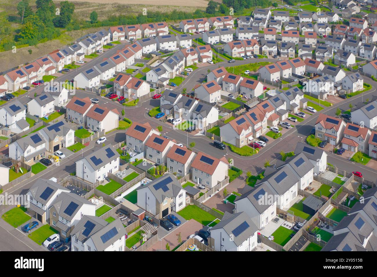 New housing development at Dargavel in Bishopton Stock Photo - Alamy