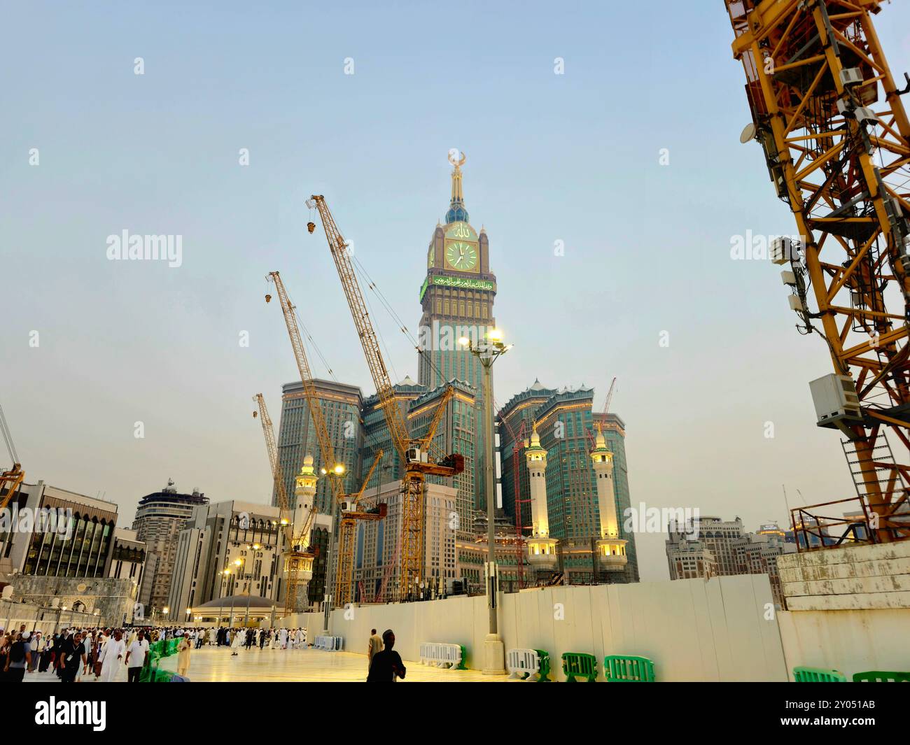 Mecca, Saudi Arabia, June 4 2024: The Clock Towers near Kaaba, a ...