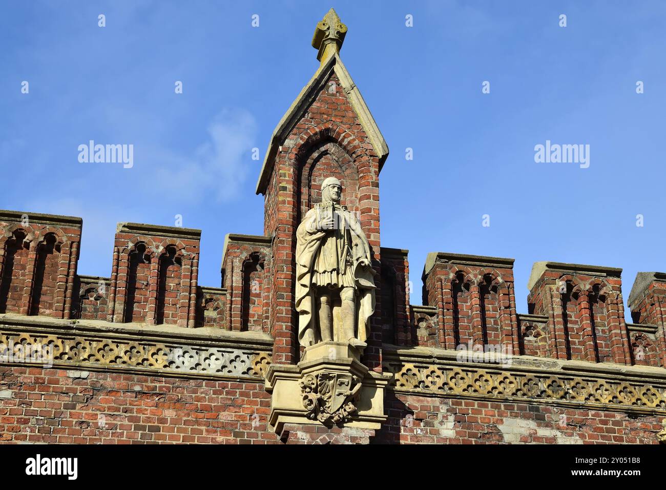 Friedland gate, fortifications of Koenigsberg, neo-gothic 19th century ...