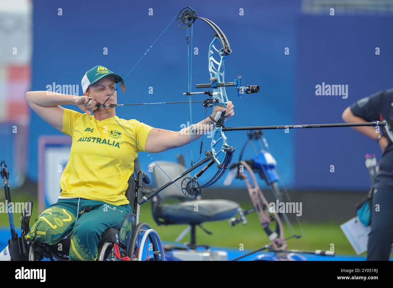 Melissa-Ann Tanner (AUS) plays against Phoebe Paterson Pine (GBR) in ...