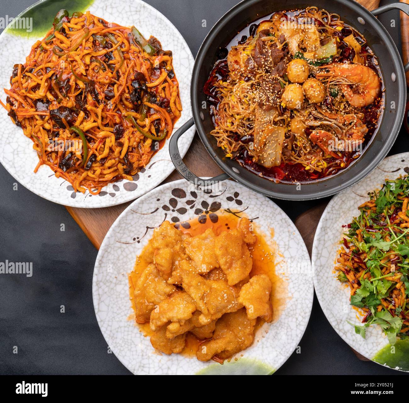 Chinese style, Sweet and Sour Pork, Mara Longsha, Mara Tang, Mapa Tofu ...