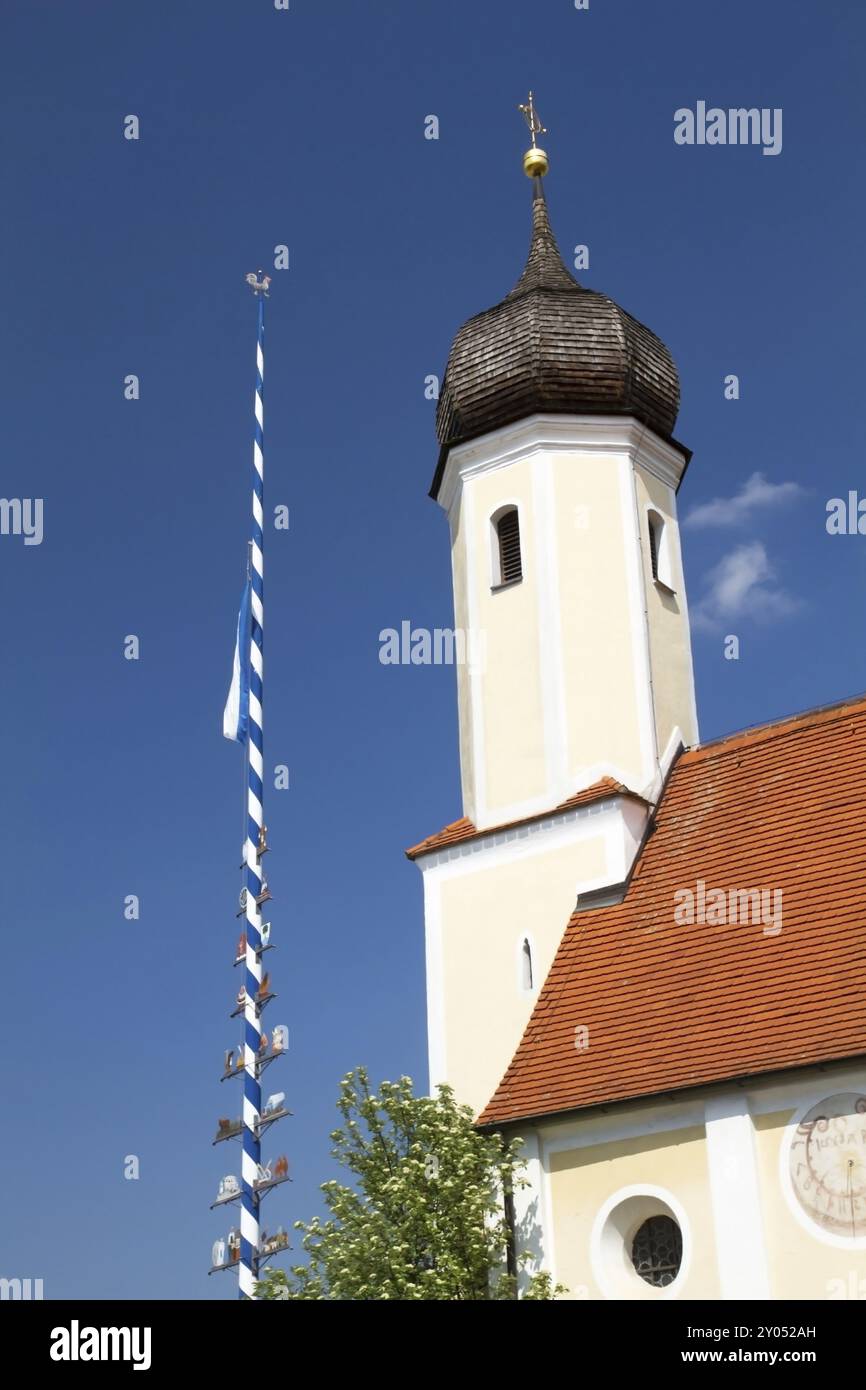 Oktoberfest maypole hi-res stock photography and images - Alamy
