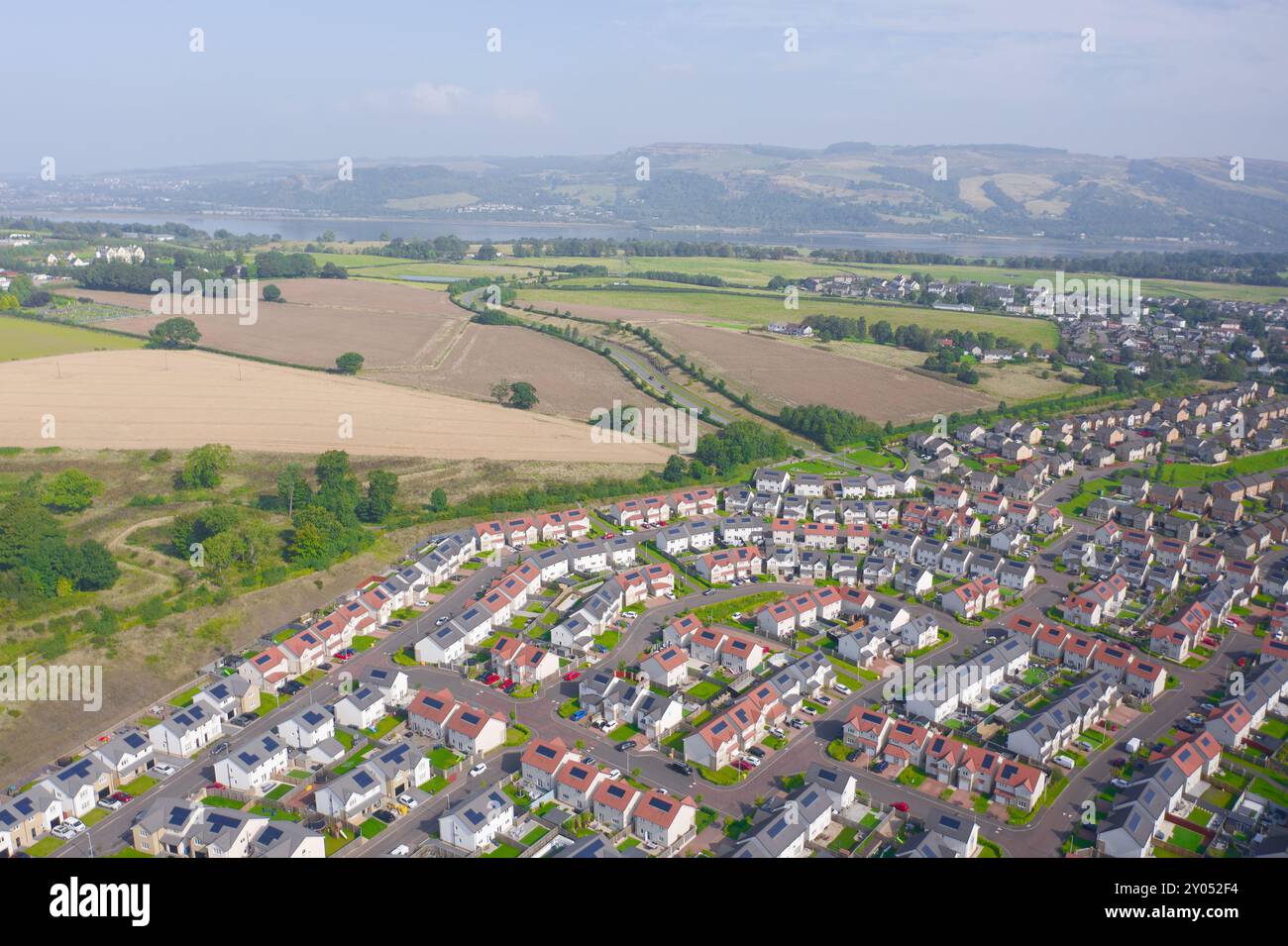 New housing development at Dargavel in Bishopton Stock Photo - Alamy