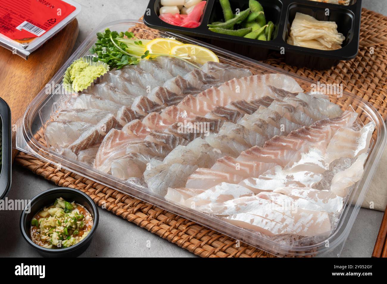 Japanese, sea eel, sea bass, sashimi, sea bream, yellowtail, red pepper ...