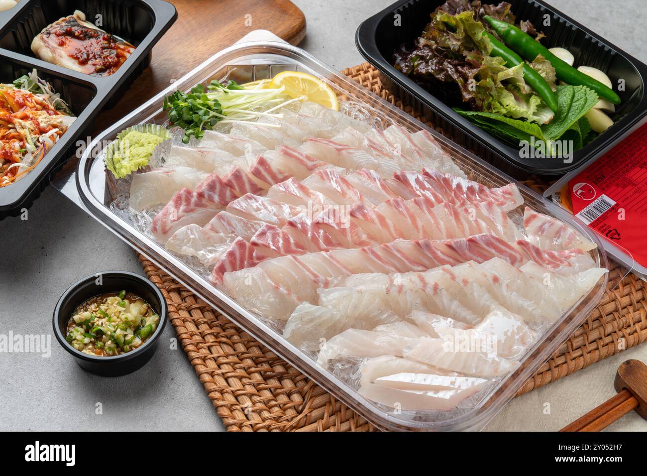 Japanese, sea eel, sea bass, sashimi, sea bream, yellowtail, red pepper ...