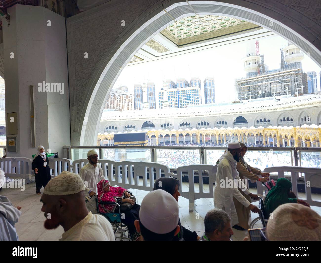 Mecca, Saudi Arabia, June 5 2024: Tawaf around Kaaba in Hajj ...
