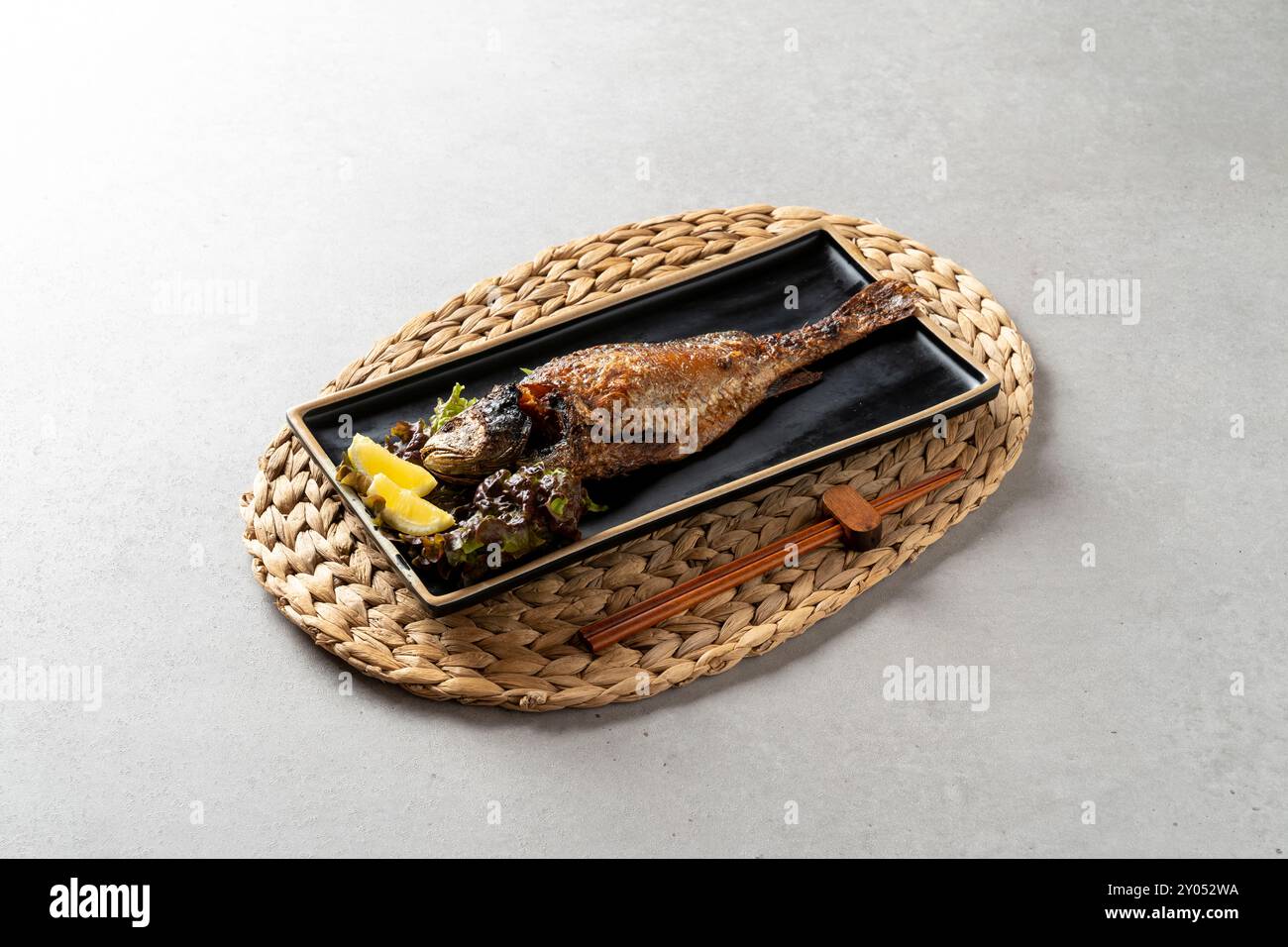 Korean food, barley oysters, stir-fried webfoot octopus, rice, side ...