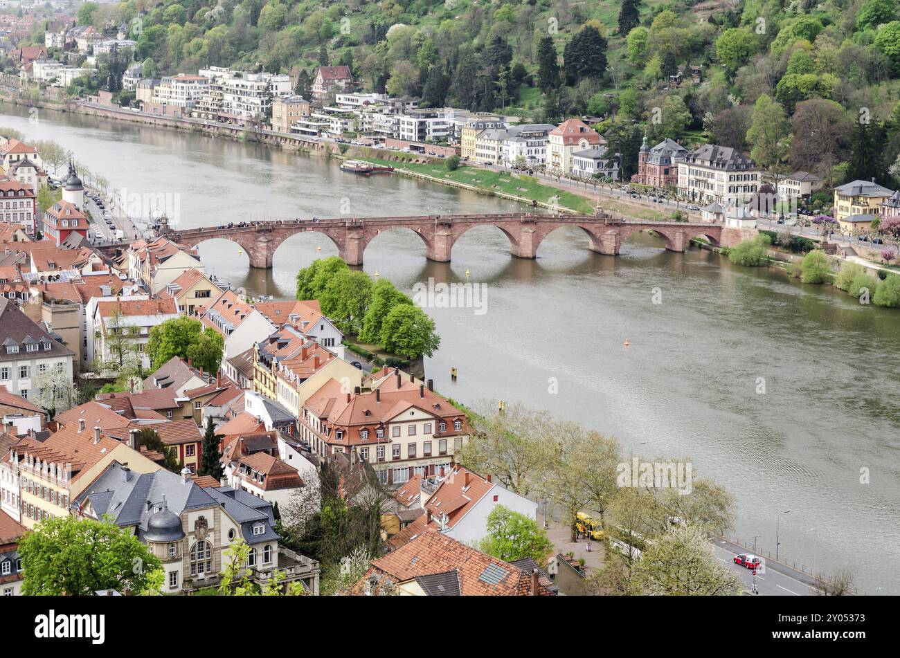 Karl-Theodor-Bridge in Heidelberg Stock Photo - Alamy