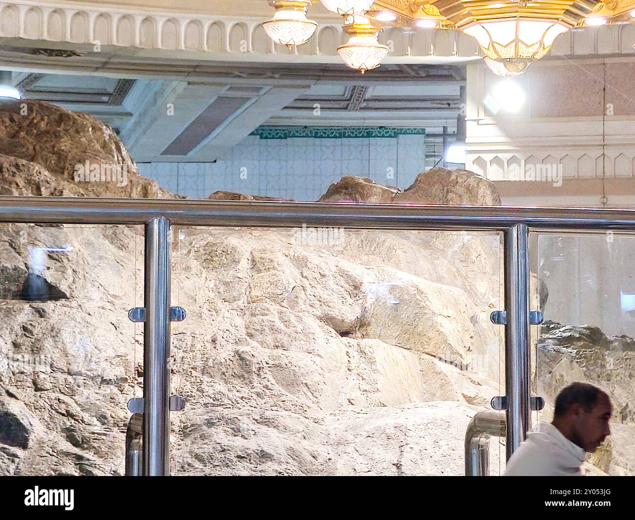 Mecca, Saudi Arabia, June 6 2024: Safa and Marwah hills, two small mountains now located in the ...