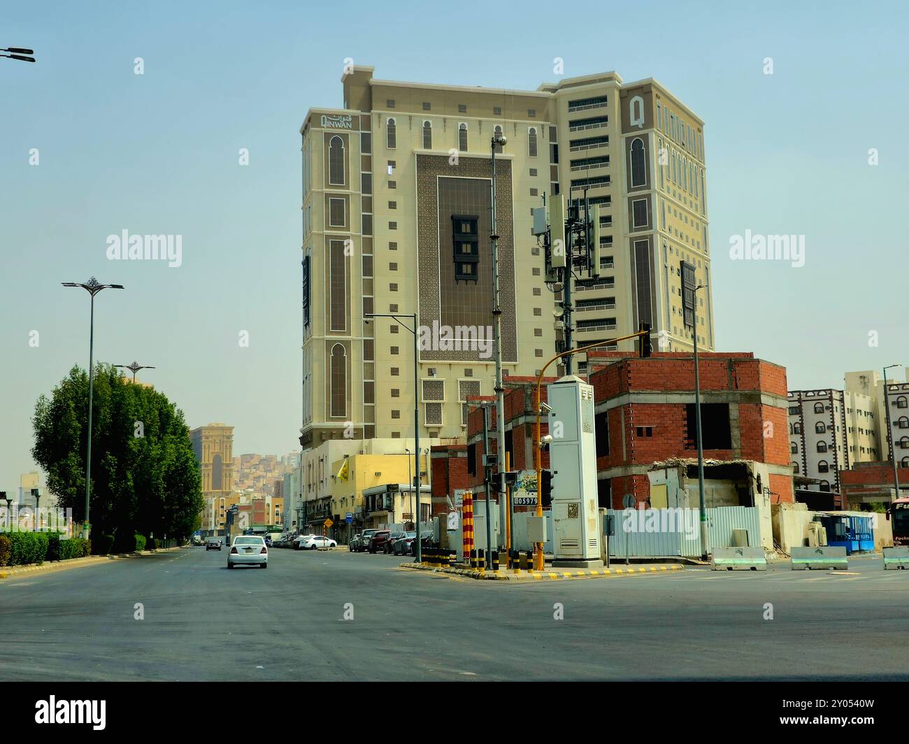 Mecca, Saudi Arabia, June 8 2024: the streets of Makkah city details ...