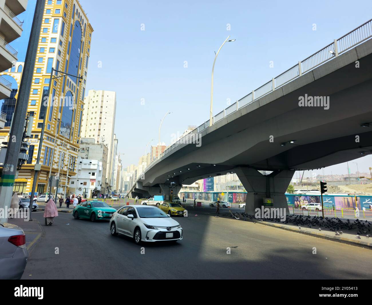 Mecca, Saudi Arabia, June 8 2024: the streets of Makkah city details ...