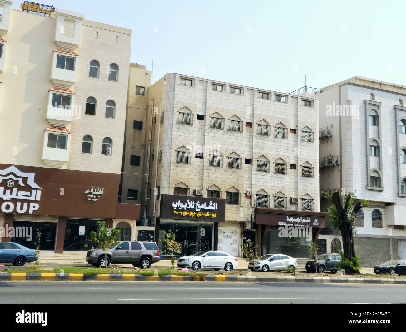 Mecca, Saudi Arabia, June 8 2024: the streets of Makkah city details ...