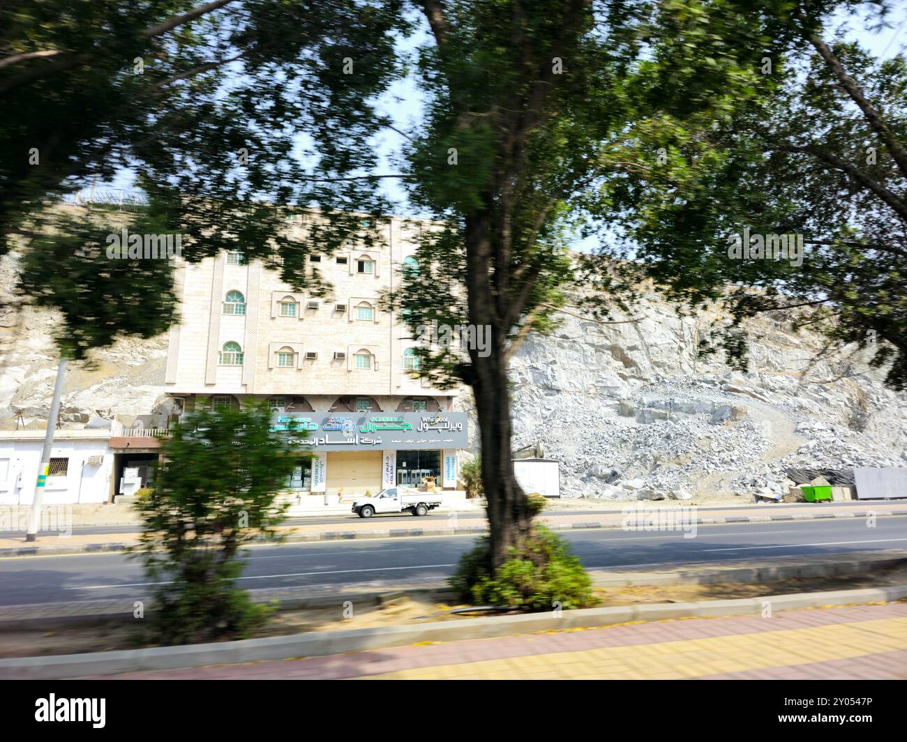 Mecca, Saudi Arabia, June 8 2024: the streets of Makkah city details ...