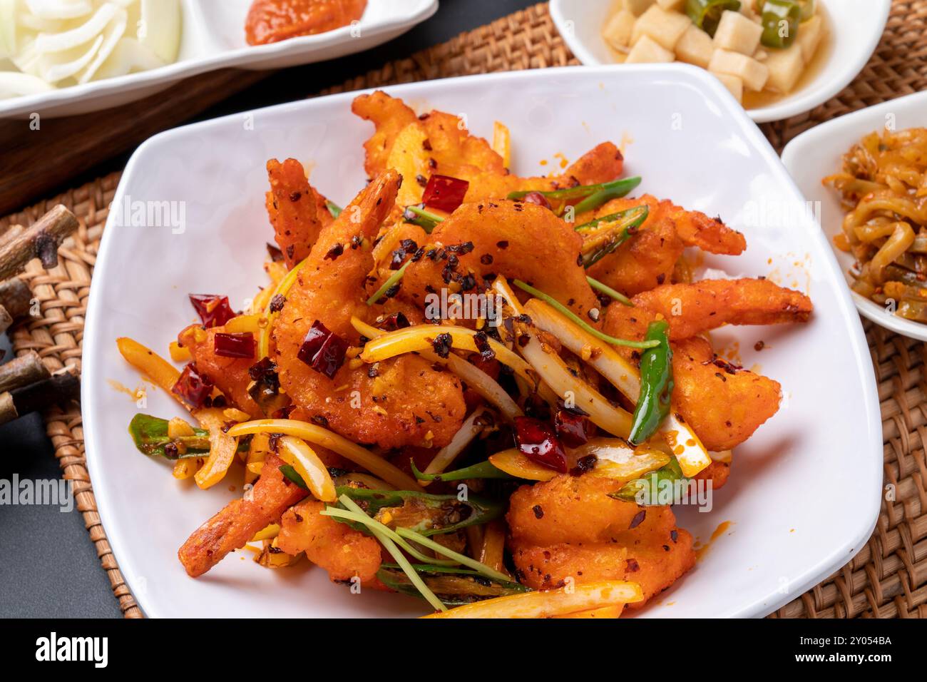 Stir-fried eggplant, Chinese food, Guobaorou, Honam, shrimp, fried food ...