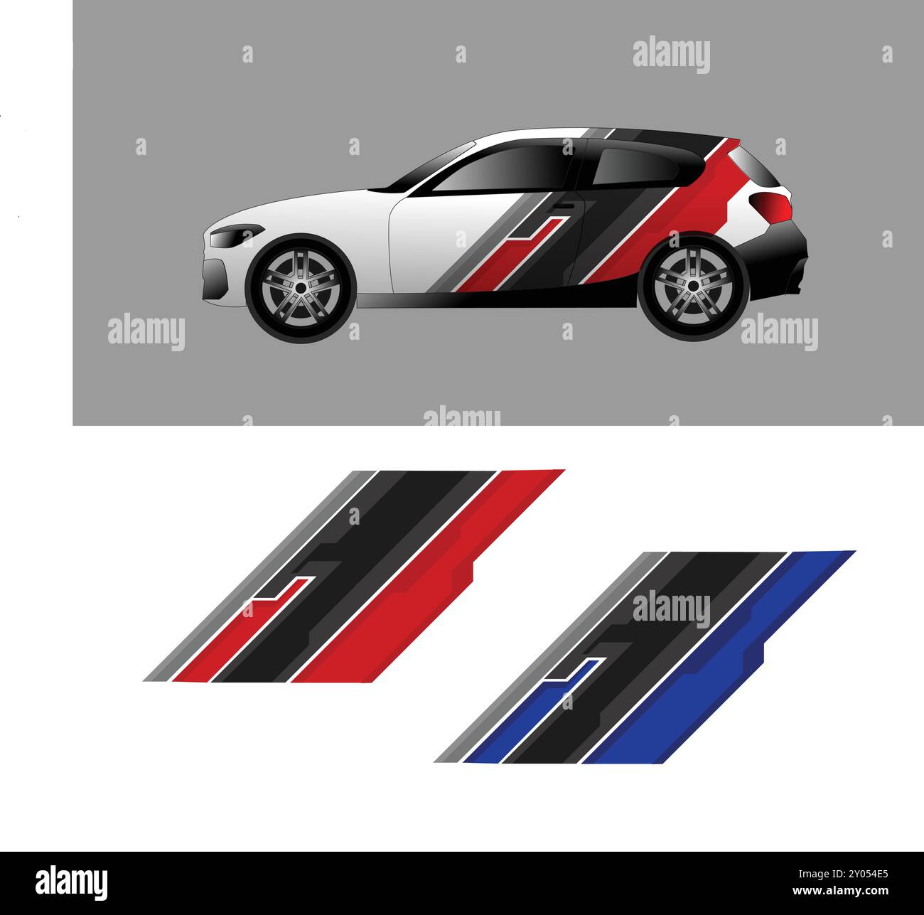 vector design decal livery strip line wrap car body Stock Vector Image ...