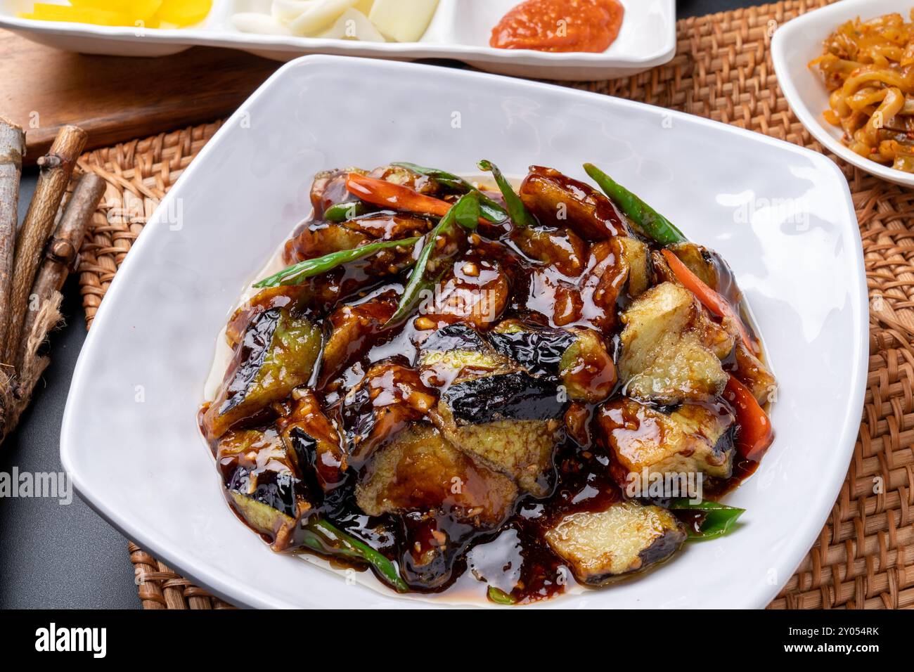 Stir-fried eggplant, Chinese food, Guobaorou, Honam, shrimp, fried food ...