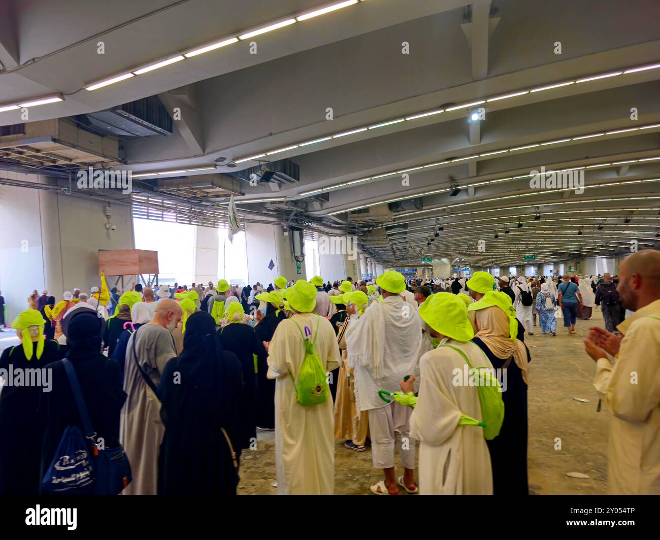 Mina, Saudi Arabia, June 18 2024: Mina, Muna, or the city of tents, the ...