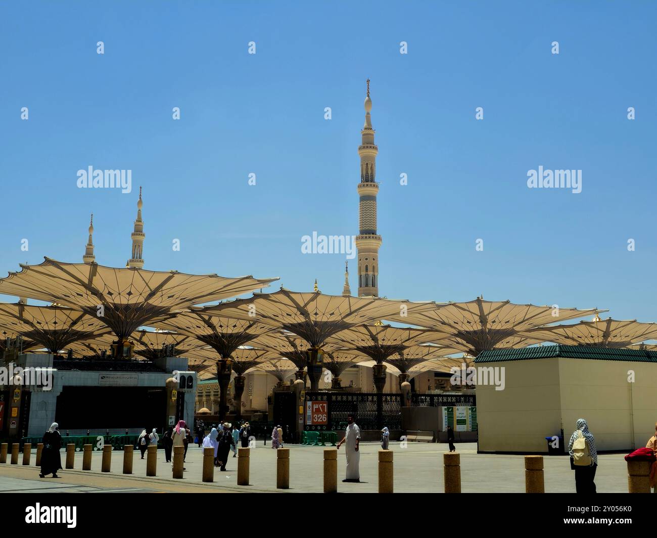 Medina, Saudi Arabia, June 26 2024: The Exterior view of The Prophet's ...