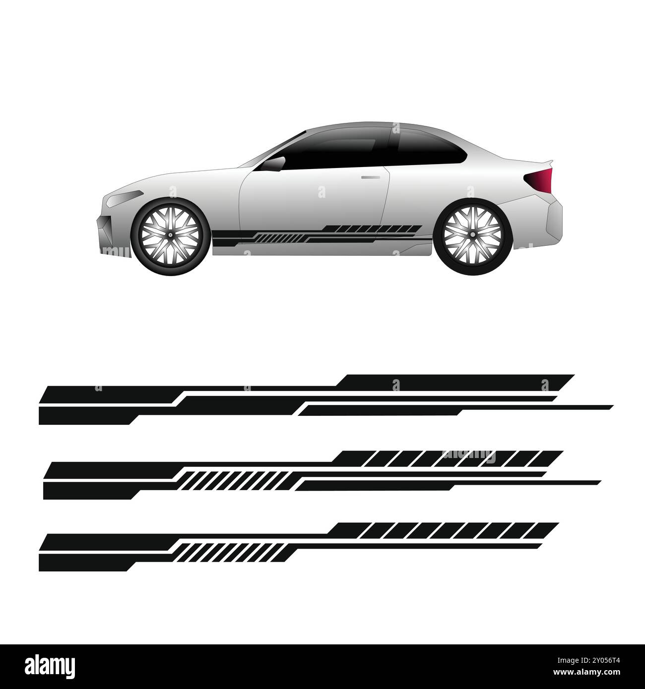 vector design decal livery strip line wrap car body Stock Vector Image ...
