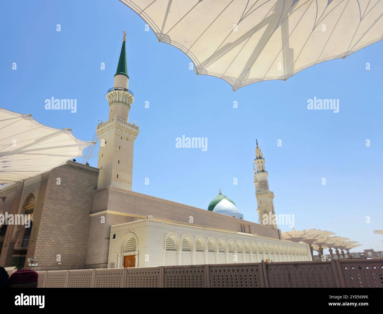 Medina, Saudi Arabia, June 26 2024: The Exterior view of The Prophet's ...