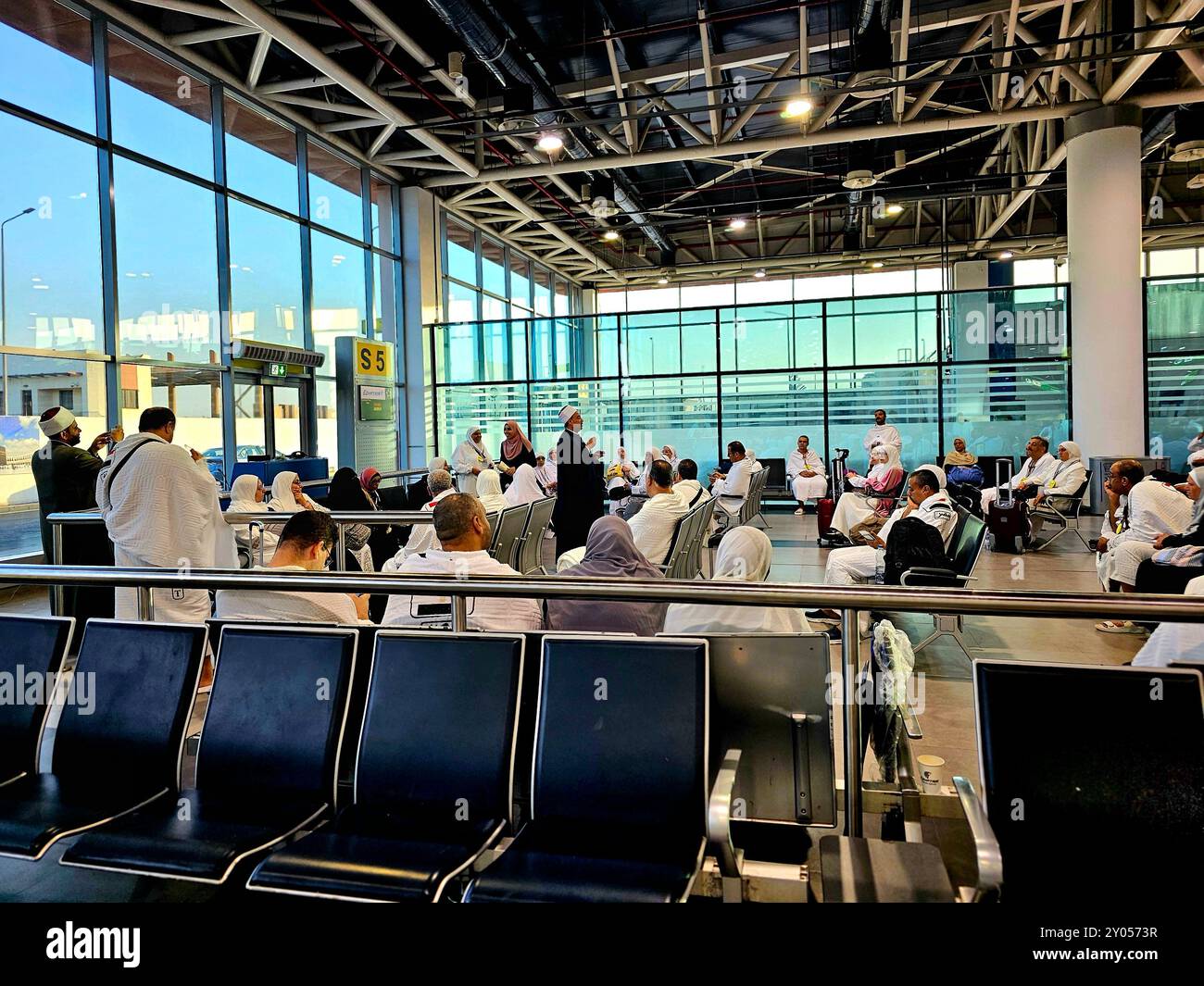Cairo, Egypt, June 3 2024: Islamic preacher Imam performs Khutbah ...