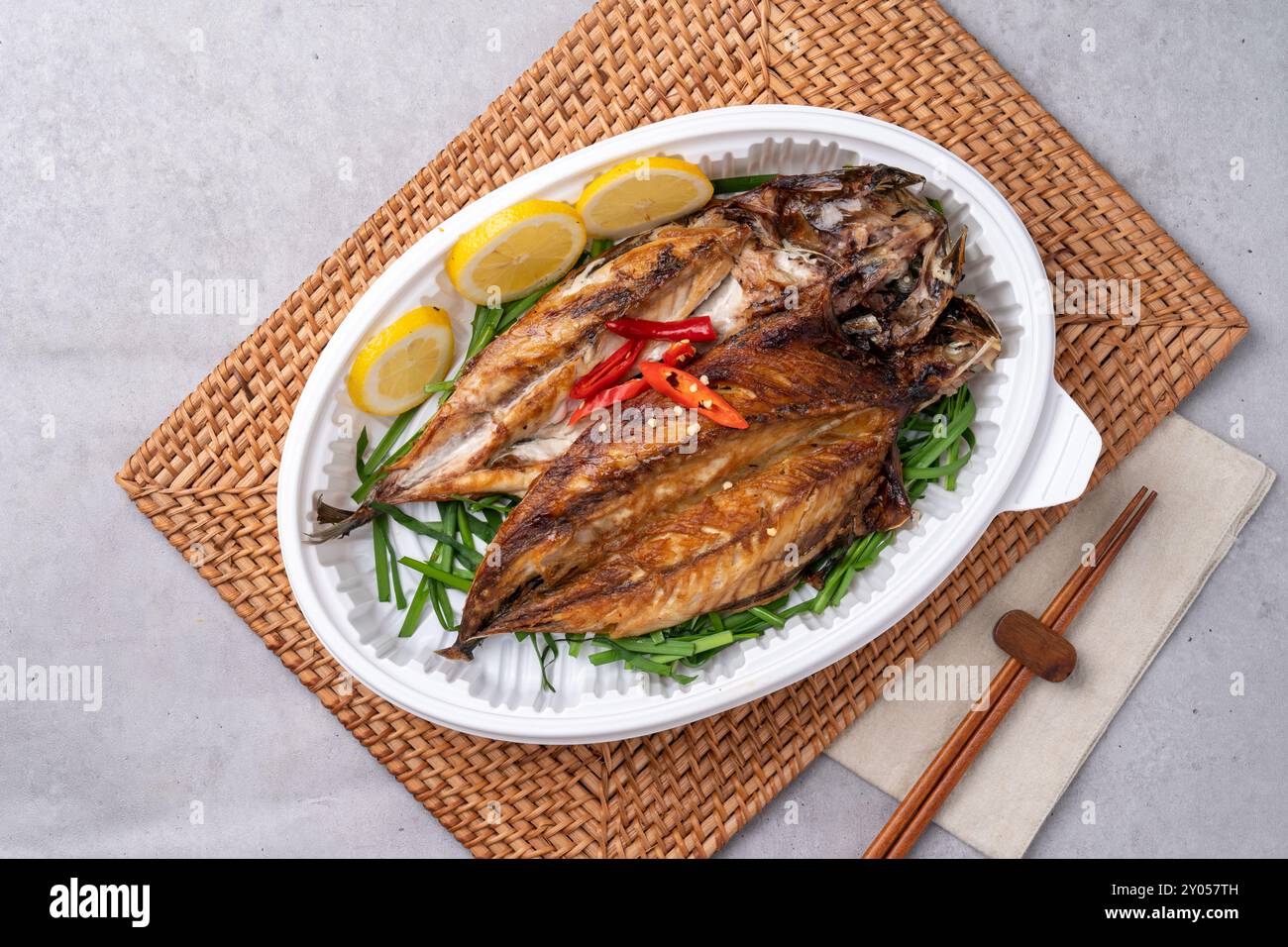 Korean food, side dishes, fish, grilled fish, steamed, saury, mackerel ...