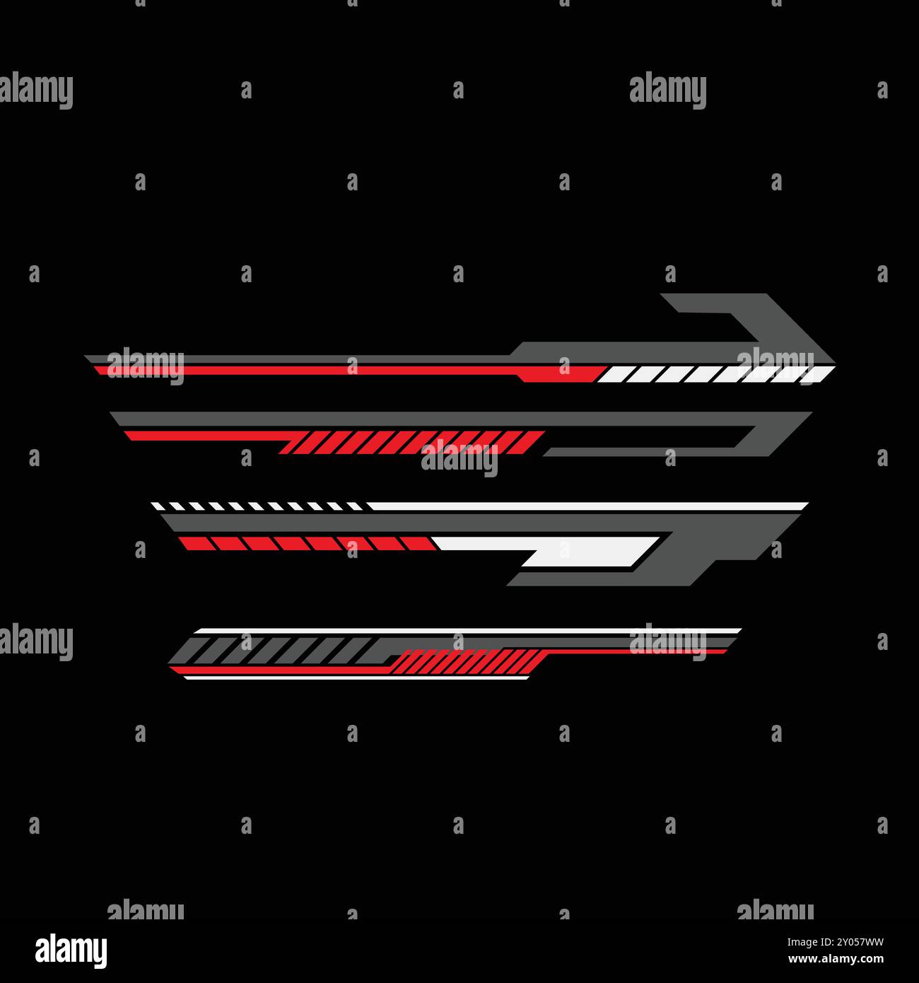 racing car wrap decal vector design Stock Vector Image & Art - Alamy