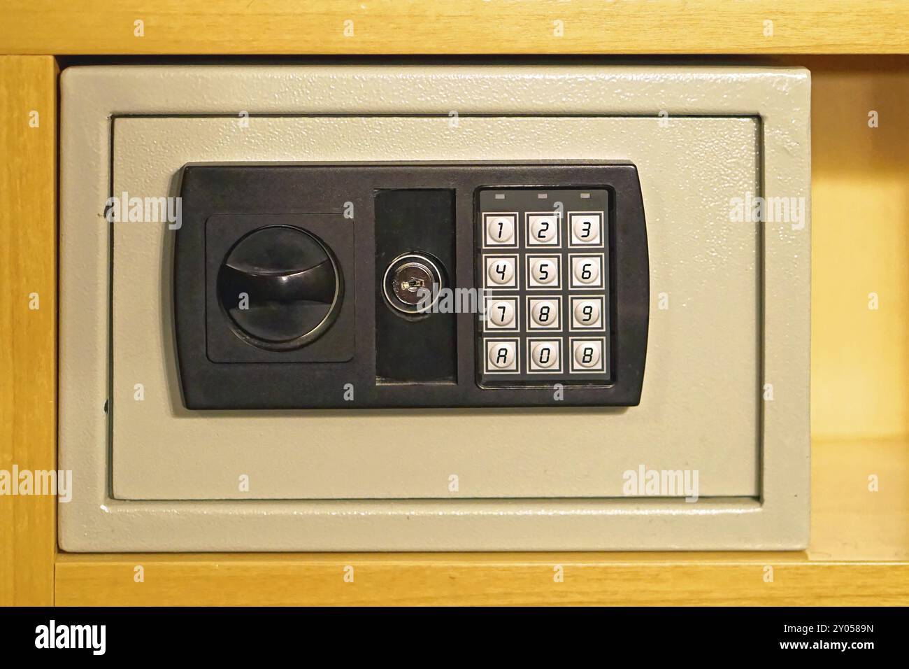 Small safe box with digital keypad lock Stock Photo - Alamy