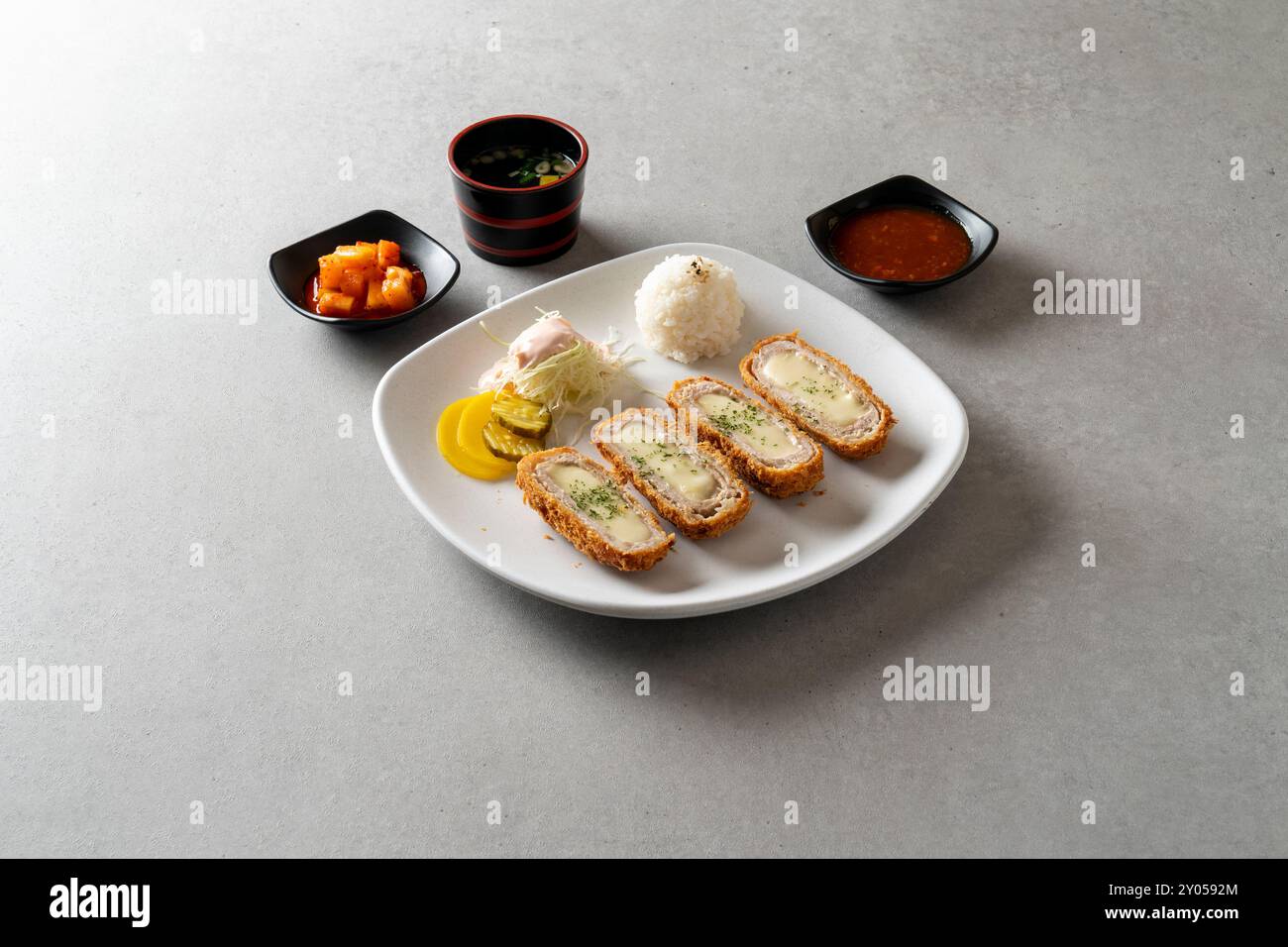 Pork cutlet, handmade, cheese, omelet rice, kimchi fried rice ...