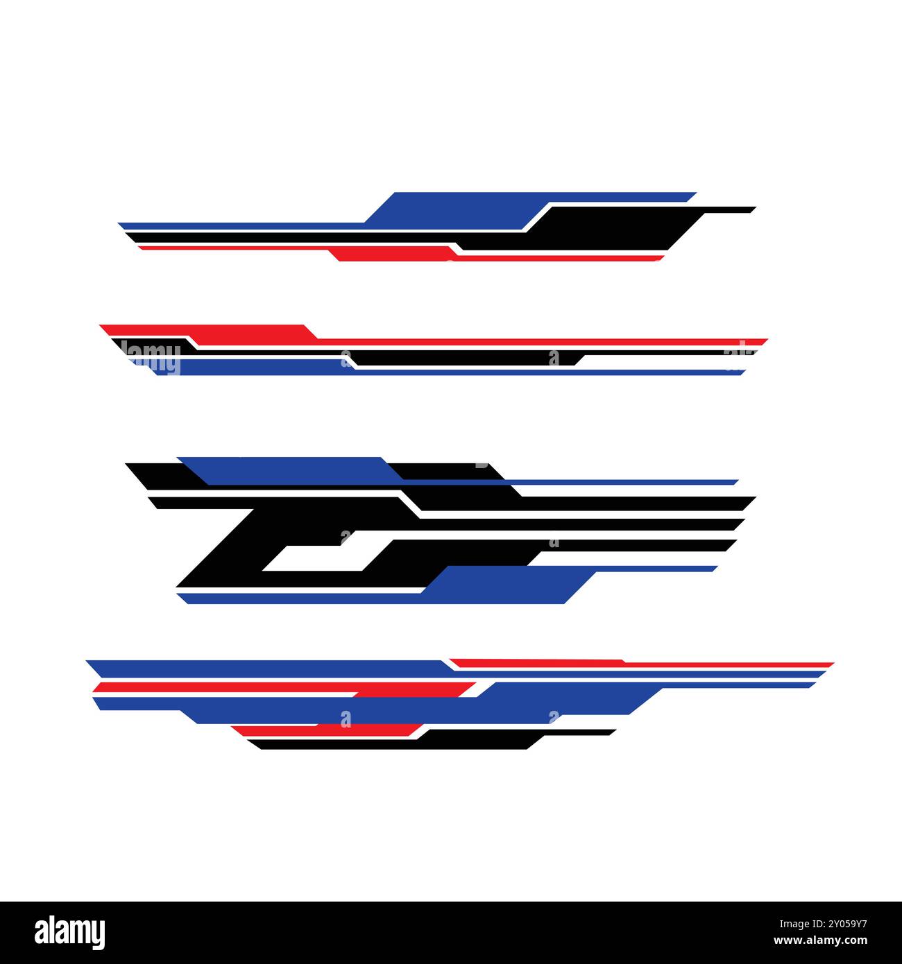 Large Car Vector Stripes