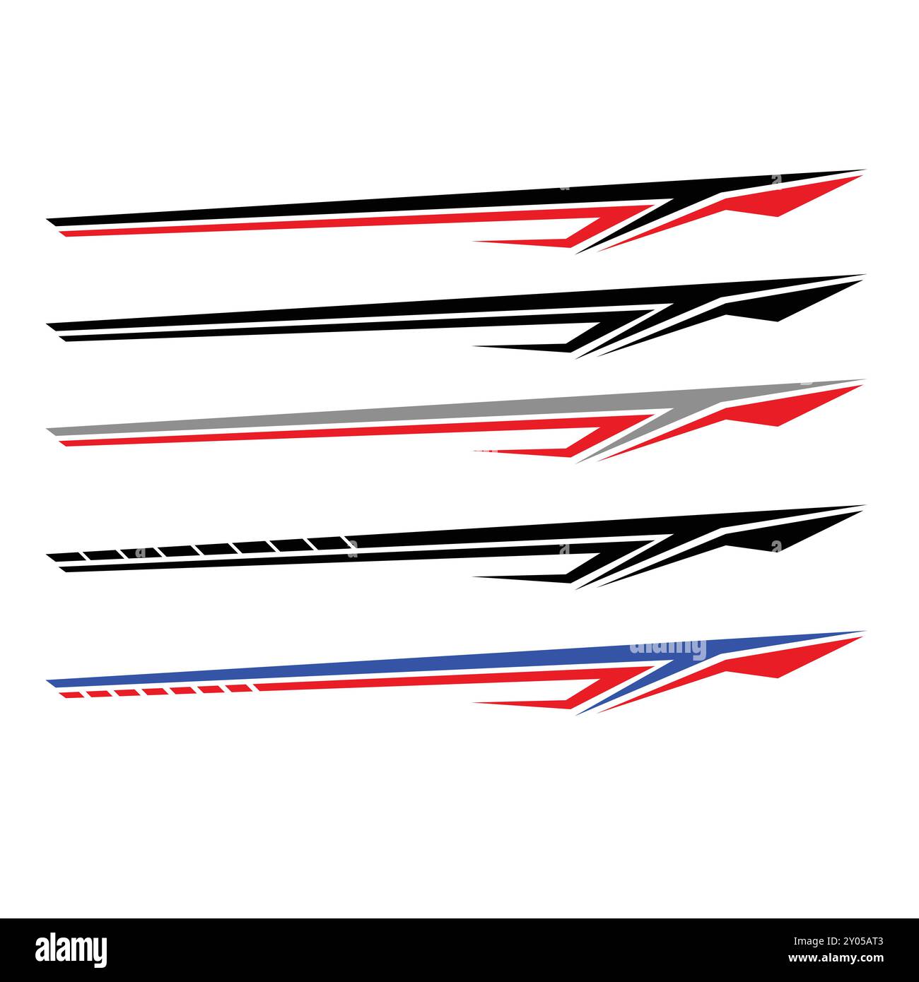 vector car body stripe decal sticker design Stock Vector Image & Art ...