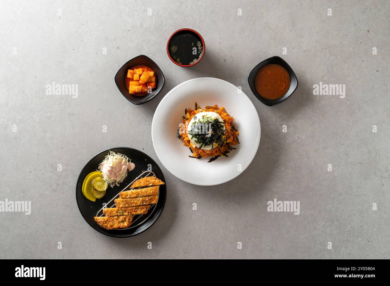 Pork cutlet, handmade, cheese, omelet rice, kimchi fried rice ...