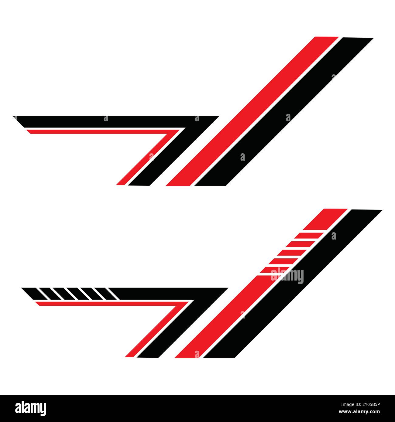 vector car body stripe decal sticker design Stock Vector Image & Art ...